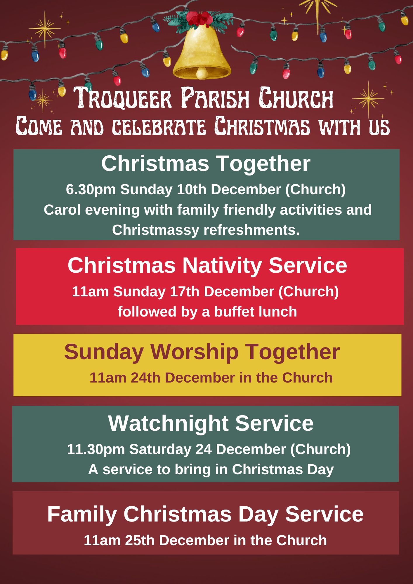 Copy of Copy of Copy of Copy of Red Gold Christmas Raffle Shops Flyer ...